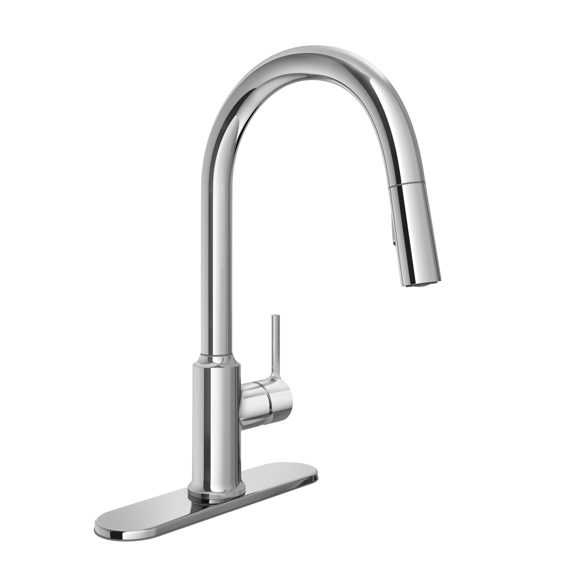Proflo Pfxc4027 1.5 GPM Single Hole Pull Down Kitchen Faucet - Chrome ...