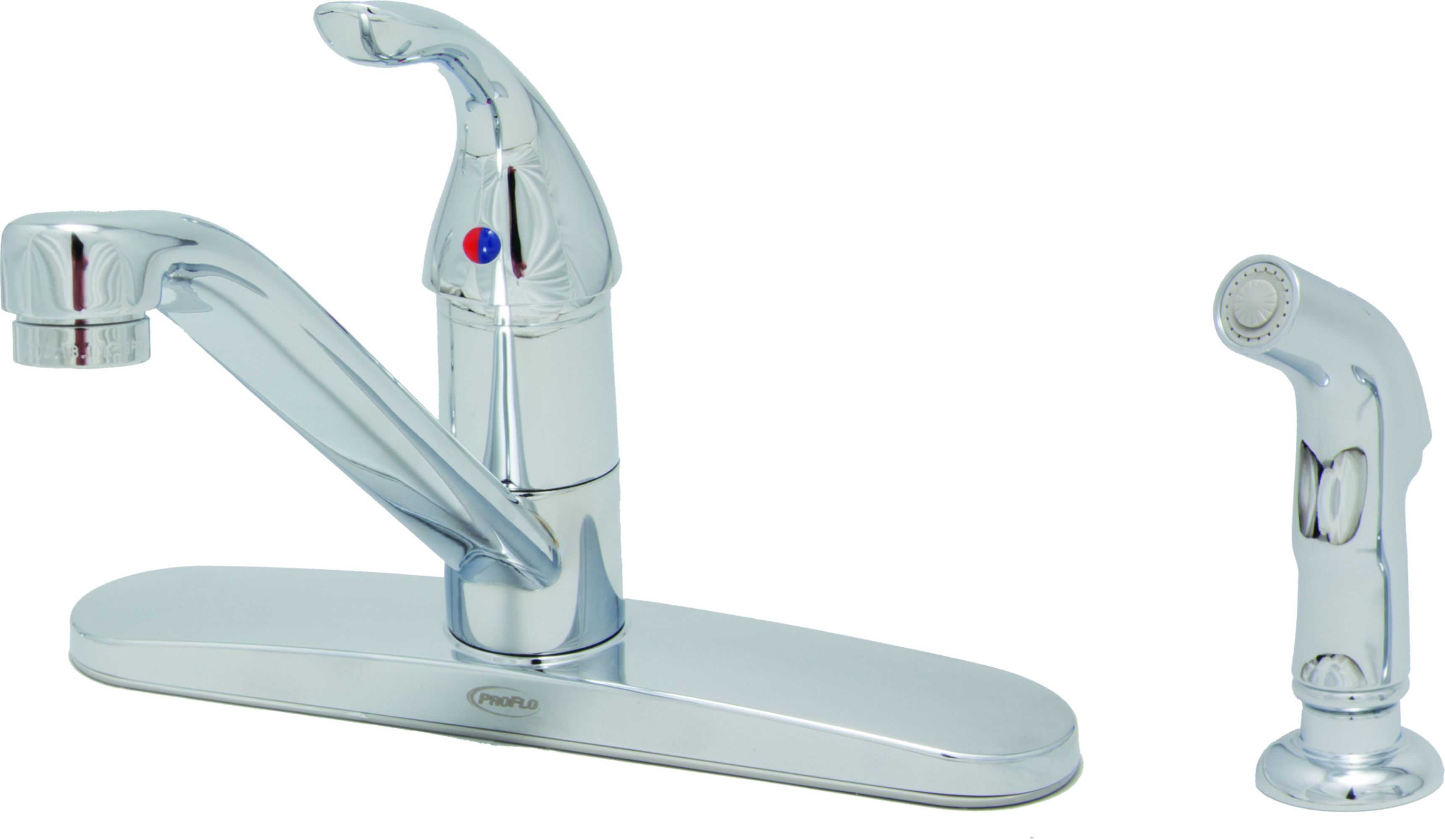 Proflo Pfxc4111 1.5 GPM Widespread Kitchen Faucet - Chrome - Walmart.com