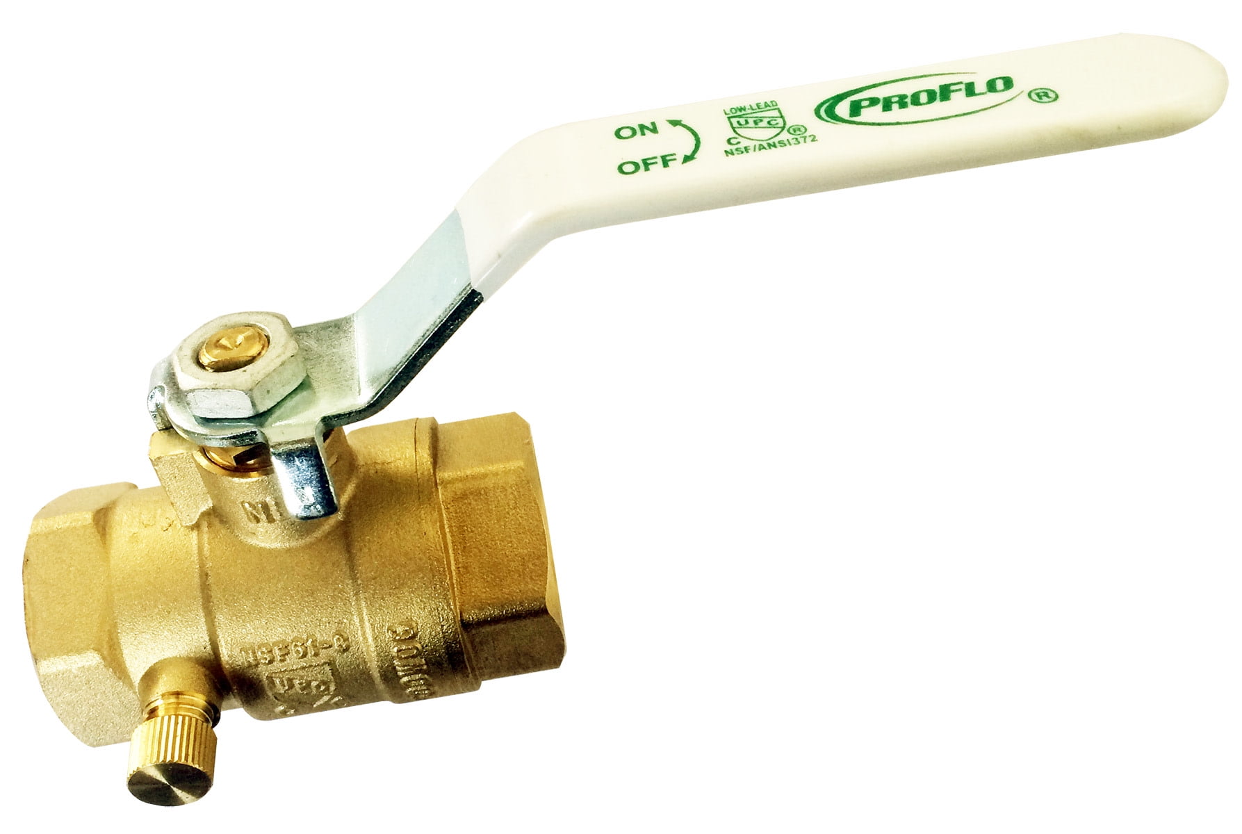 Proflo Pfxr850pf 3/4" Full Port Ball And Waste Valve - Walmart.com