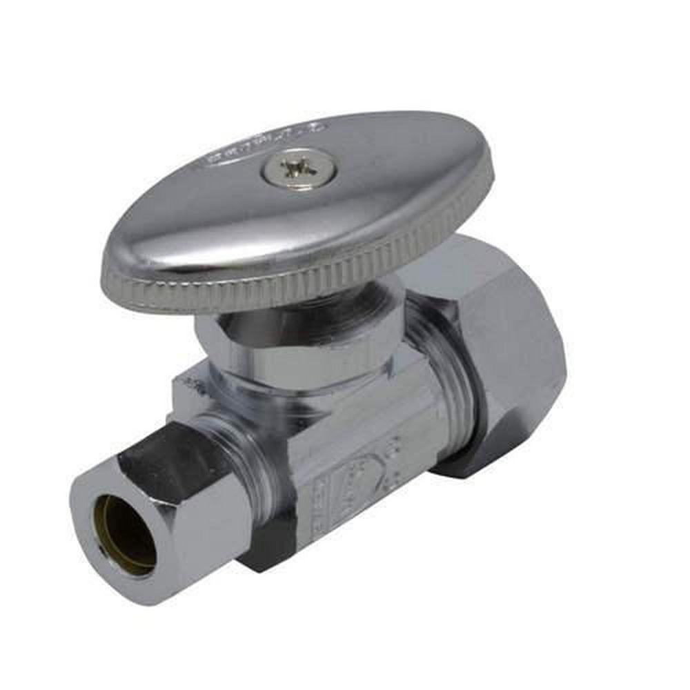Proflo Pfxsc32c 5/8" X 3/8" Multi Turn Straight Supply Stop - Chrome ...