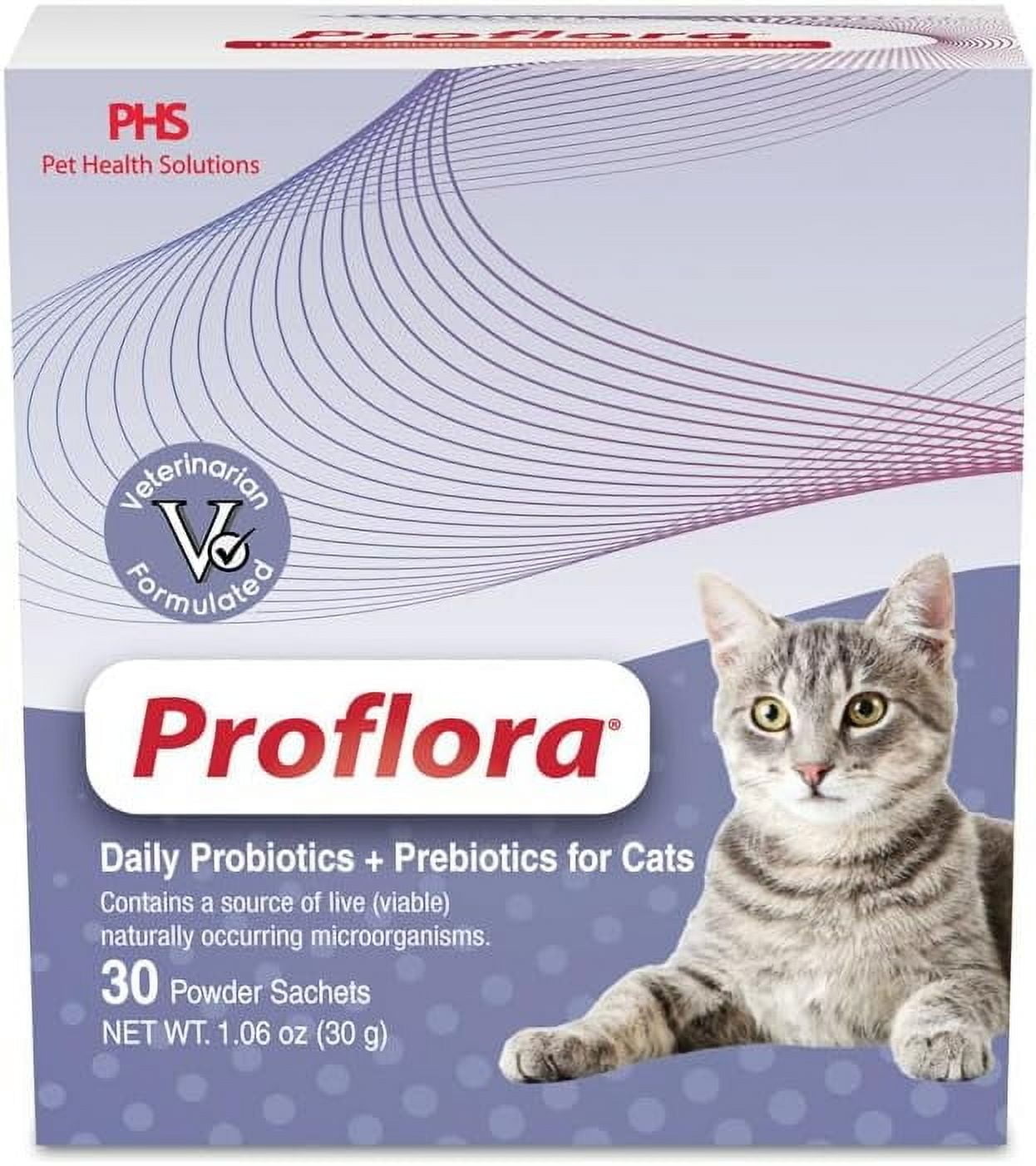 Proflora Probiotics for Cats-Complete Gut Health & Immune Support. Easy ...