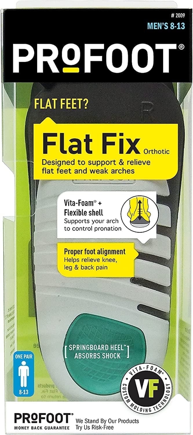 Profoot, Flat Fix, Adaptive Arch Support, Men's 8-13, 1 Pair - Walmart.com