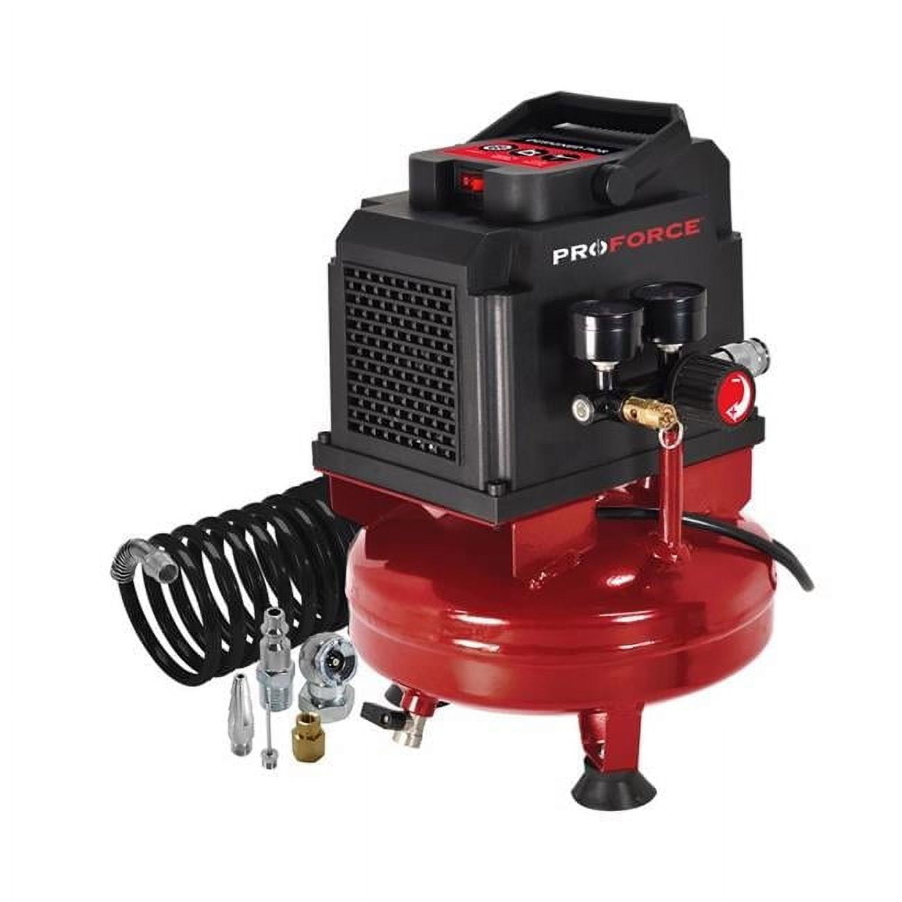 Proforce 1028482 1 gal 125 PSI Pancake Portable Air Compressor ...