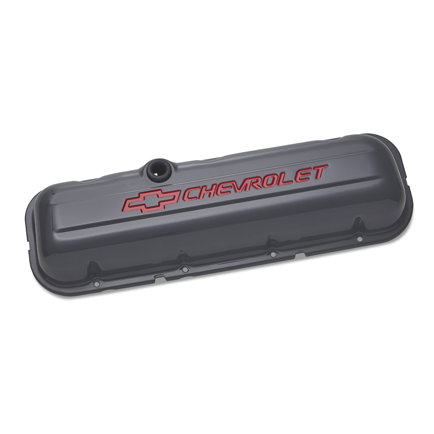 Proform 141-889 Engine Valve Covers; Stamped Steel; Stock; Shark Gray ...
