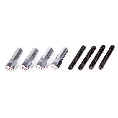 Proform 141-909, Valve Cover Nuts Chrome W/Red Bowtie Performance ...