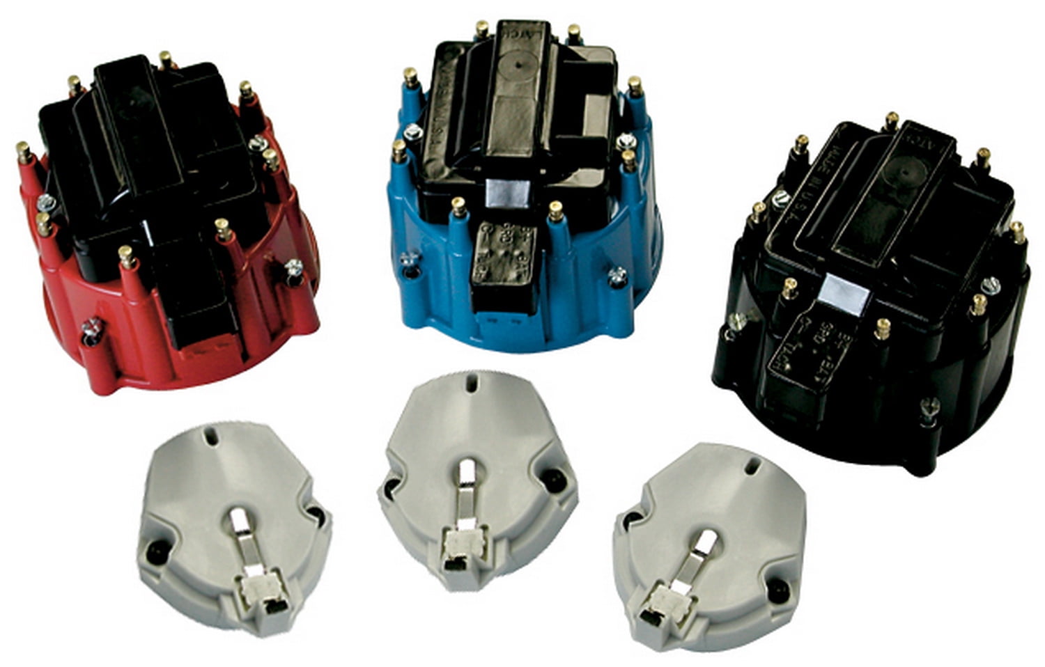 Proform 66942BKC Distributor HEI Coil Cap & Rotor Kit Black Cap Fits ...