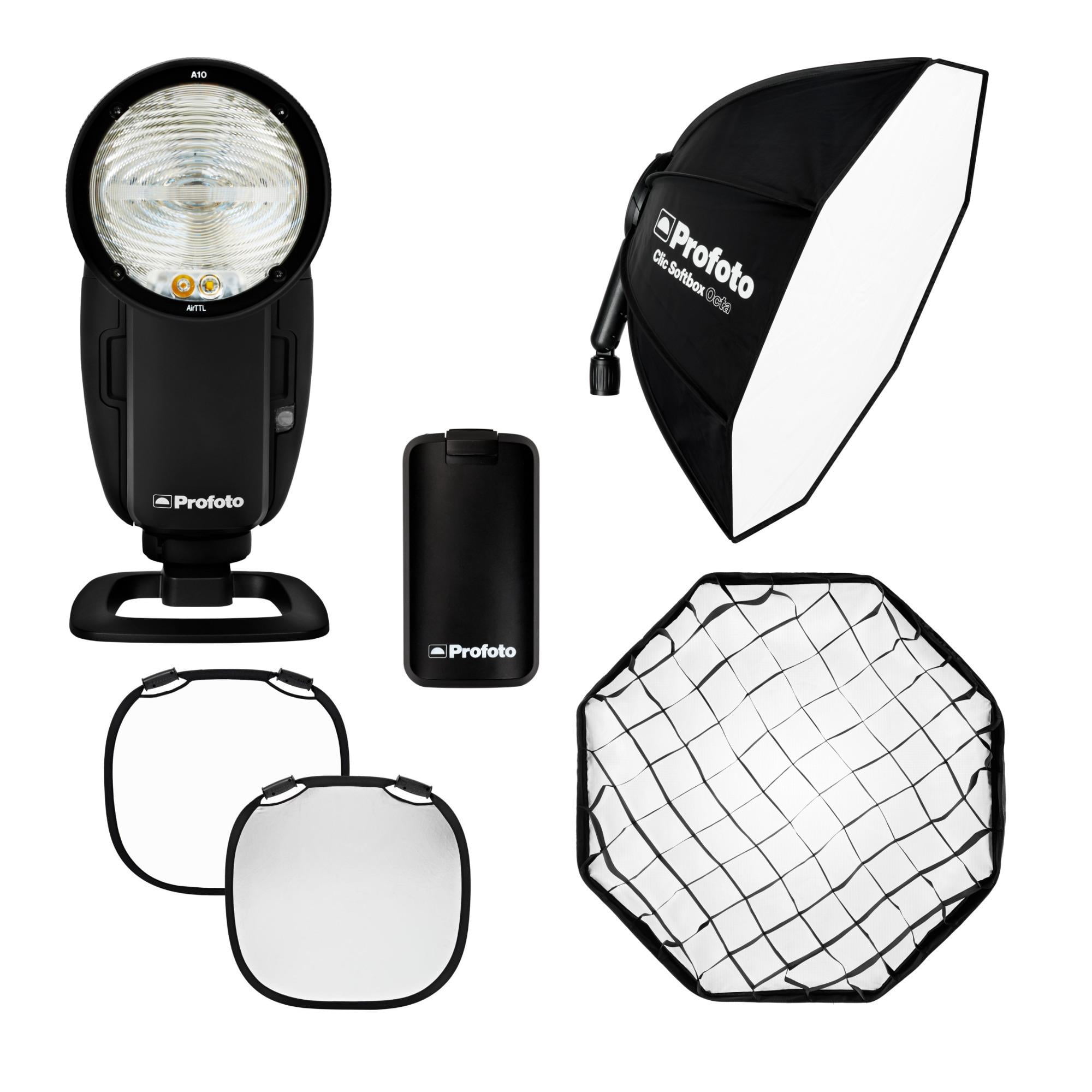 Profoto A10 On-Camera Flash Light for Sony Bundle with Clic Softbox ...