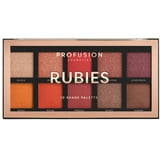 Profusion Cosmetics 10 Shade Eyeshadow Palette - Rubies 3.5 oz ...