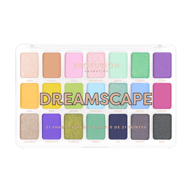 Profusion Cosmetics 21 Shade Eyeshadow Palette - Dreamscape - Walmart.com