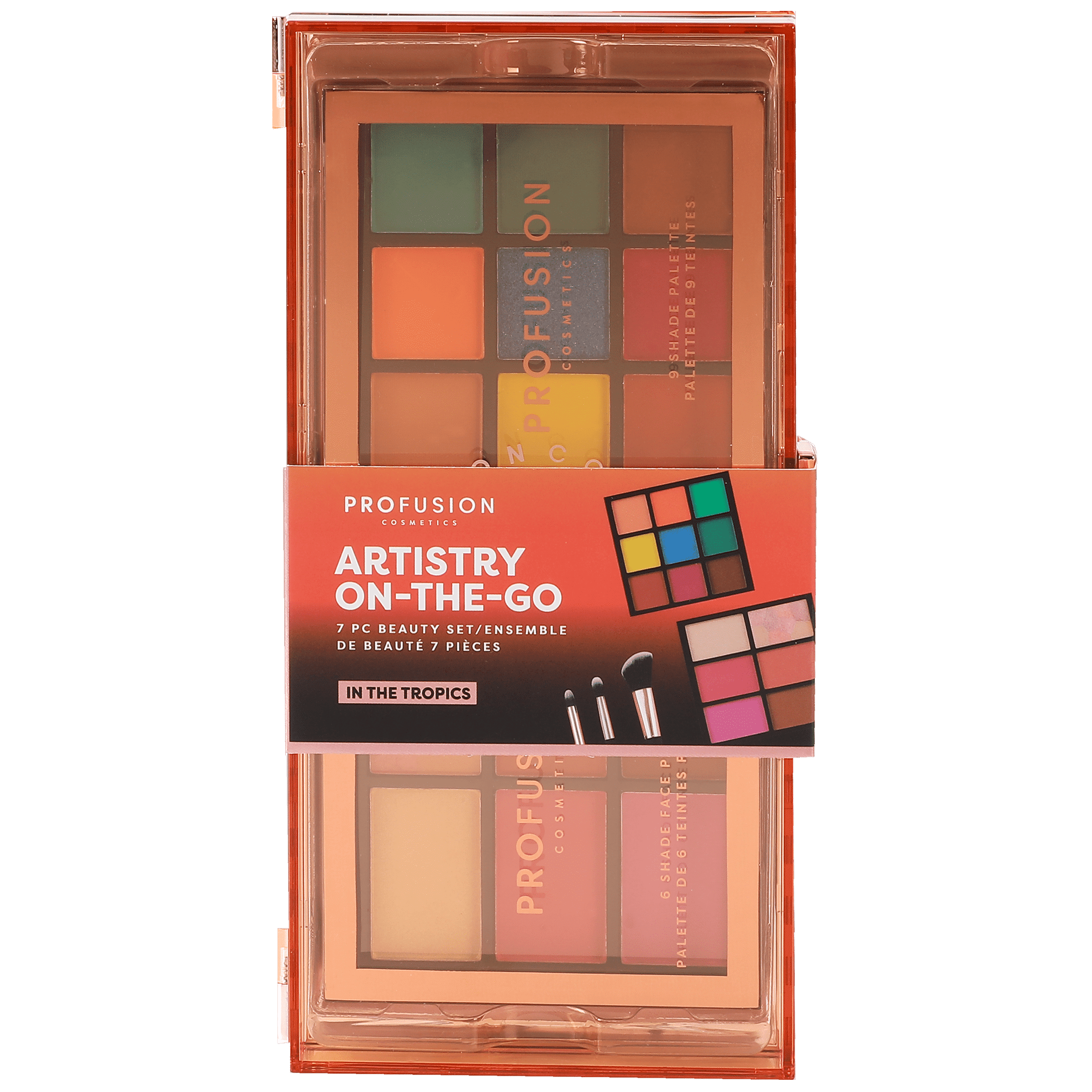 Profusion Cosmetics Artistry On-The-Go Eyeshadow and Face Palette - In ...