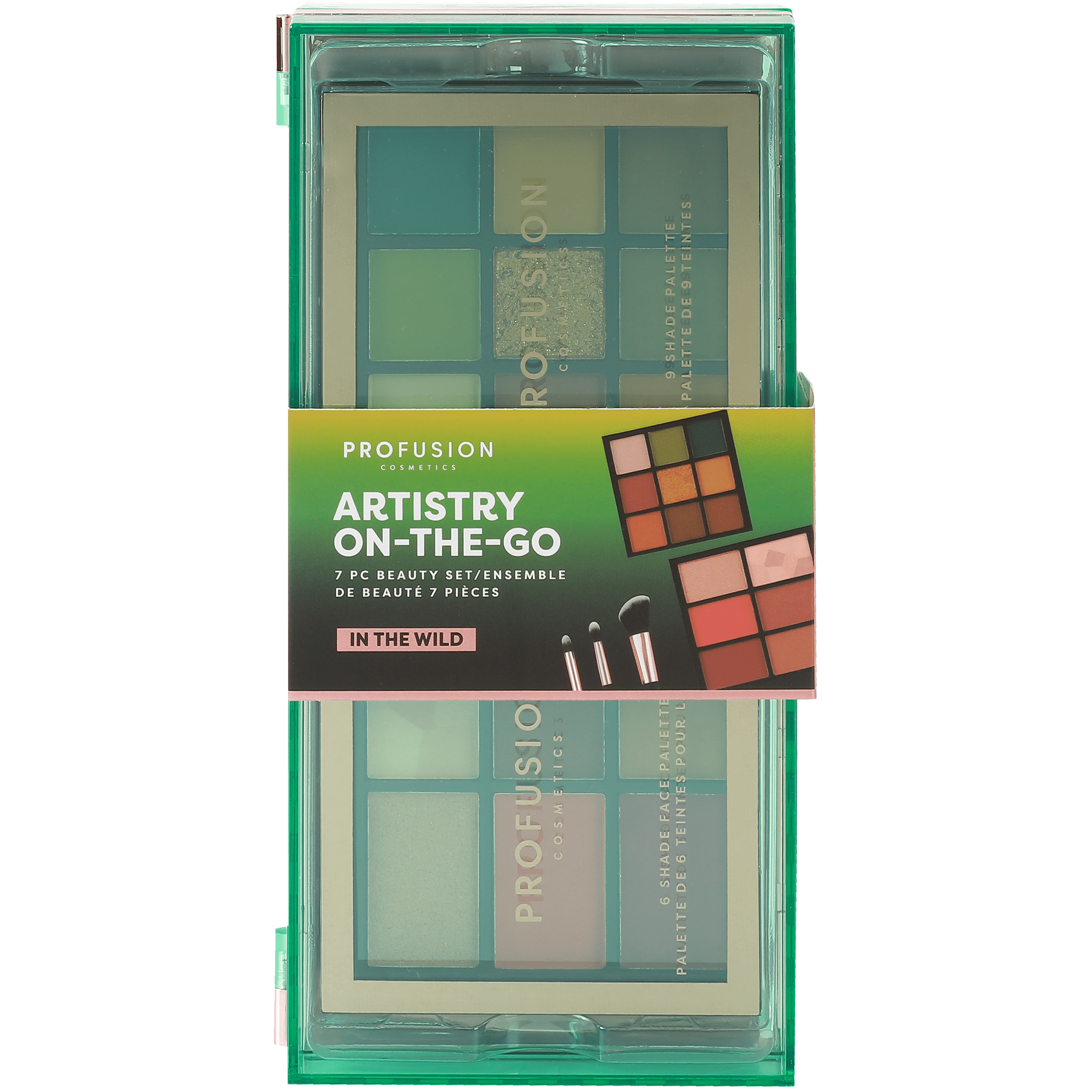 Profusion Cosmetics Aritistry On-The-Go Eyeshadow and Face Palette - In ...