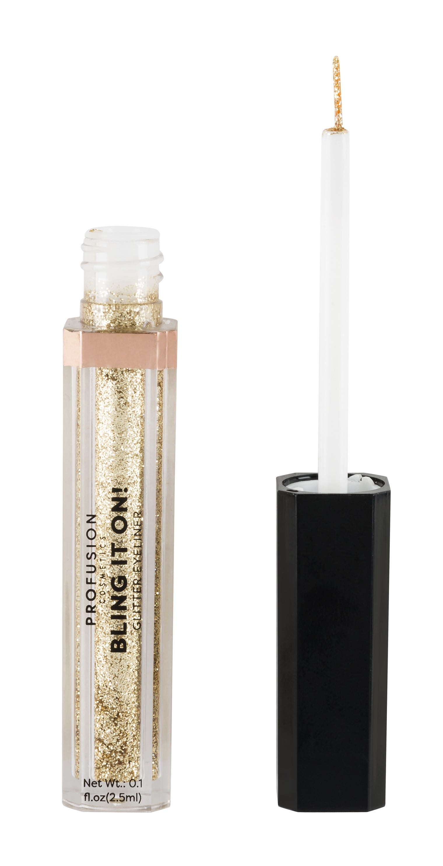 Profusion Cosmetics Bling It On Liquid Glitter Eyeliner Gold Rush ...