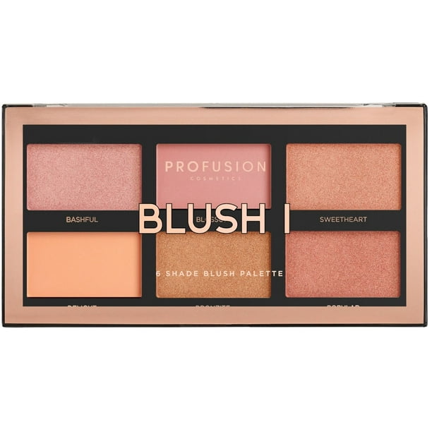 Profusion Cosmetics Blush I 6 Color - Walmart Business Supplies