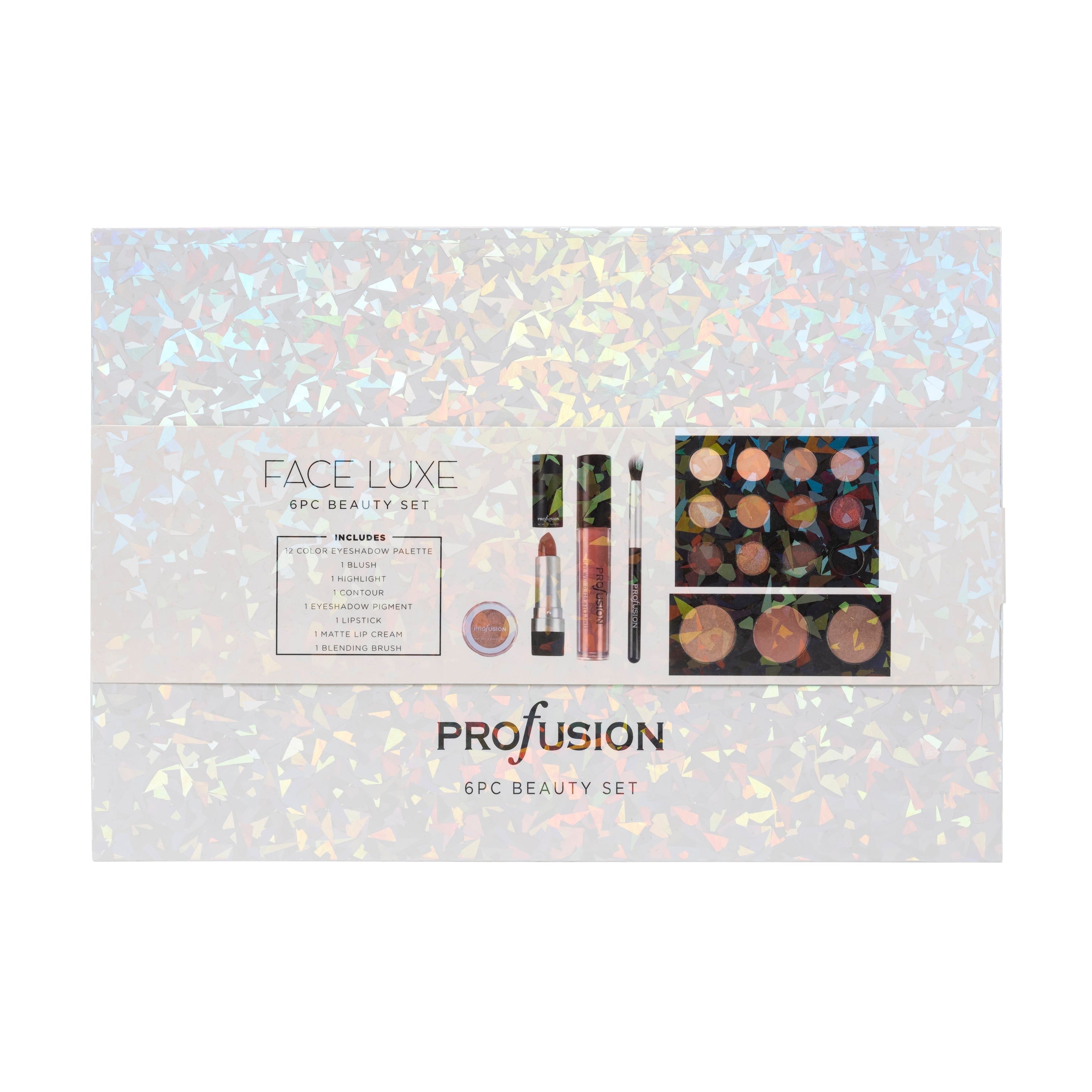 Profusion Cosmetics Face Luxe 6 PC Beauty Set for Flawless Makeup ...