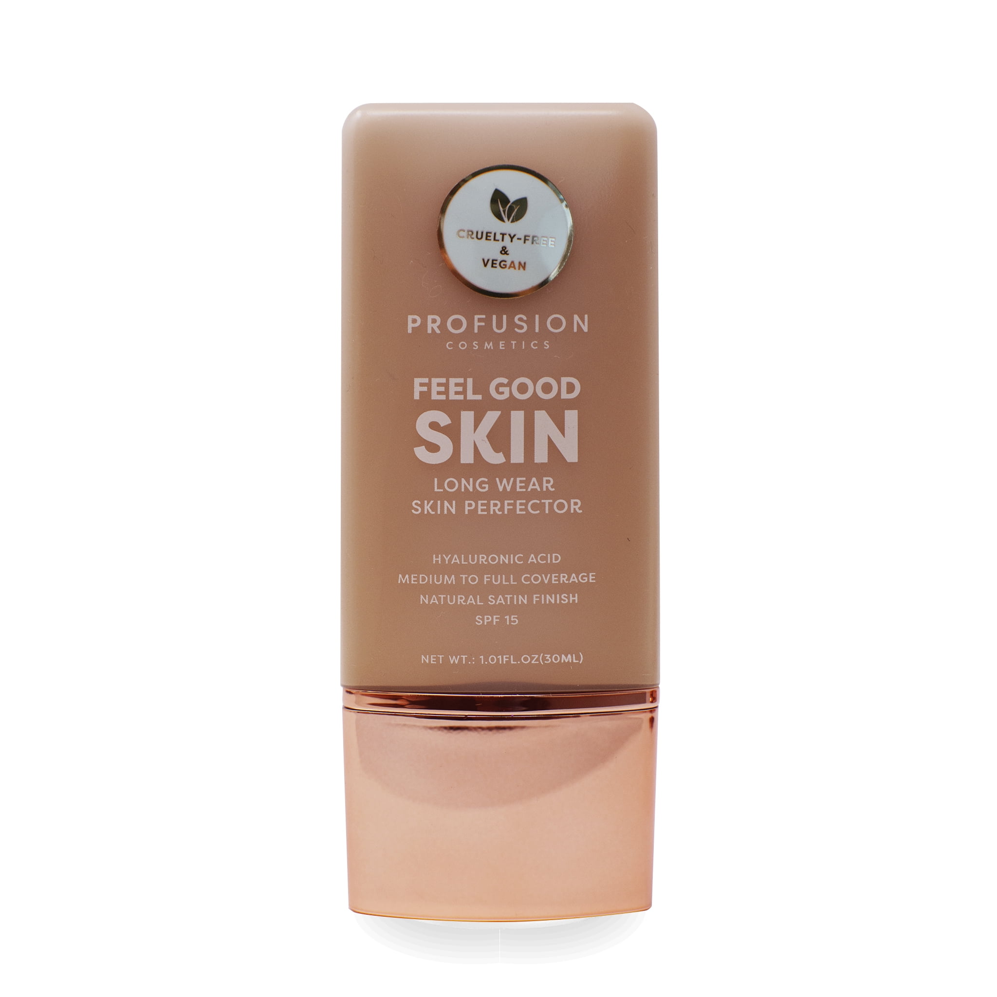 Profusion Cosmetics Feel Good Skin Foundation Make up Tan 3 - Walmart.com