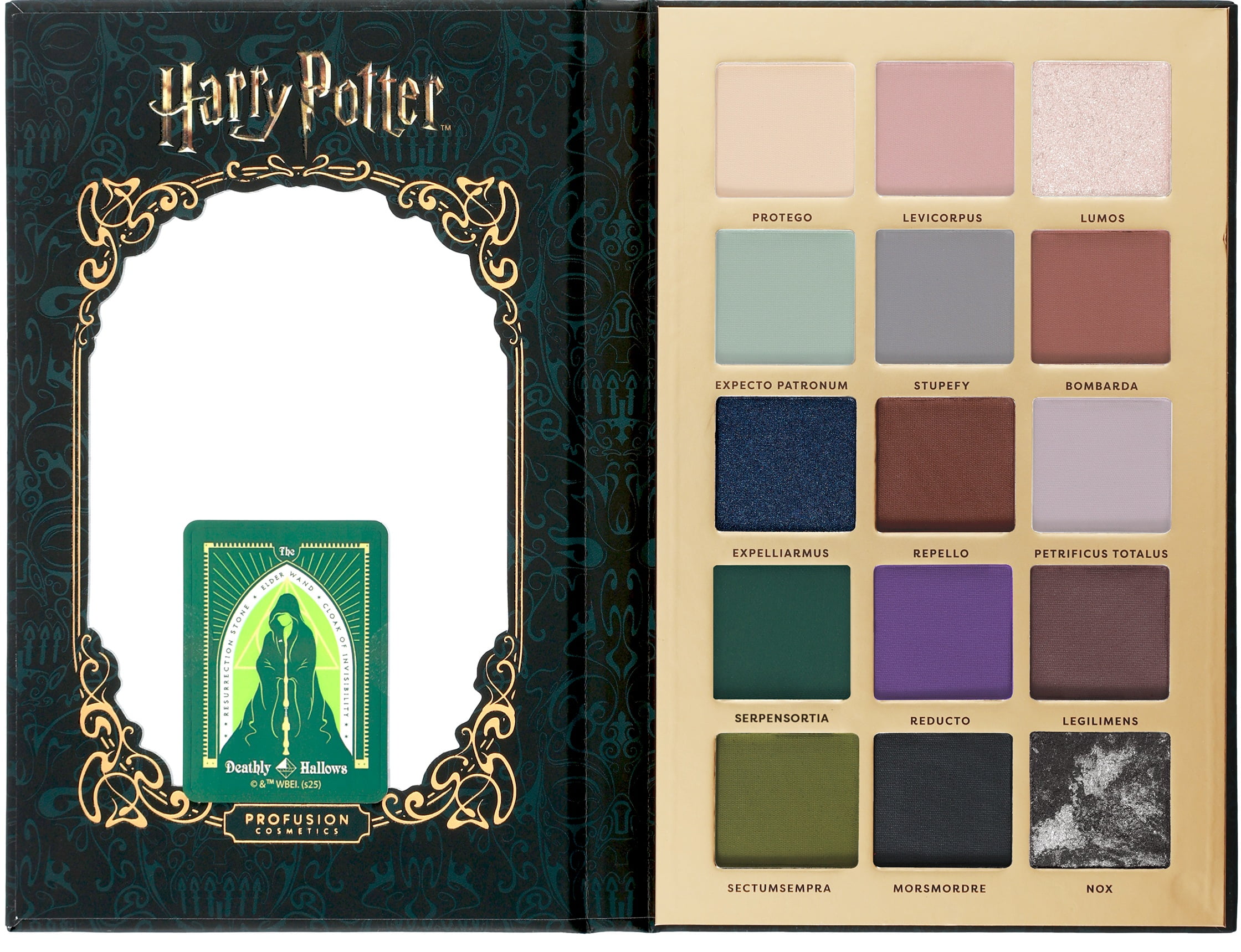 Profusion Cosmetics Harry Potter The Dark Arts 15 Shade Eyeshadow Palette - Walmart.com