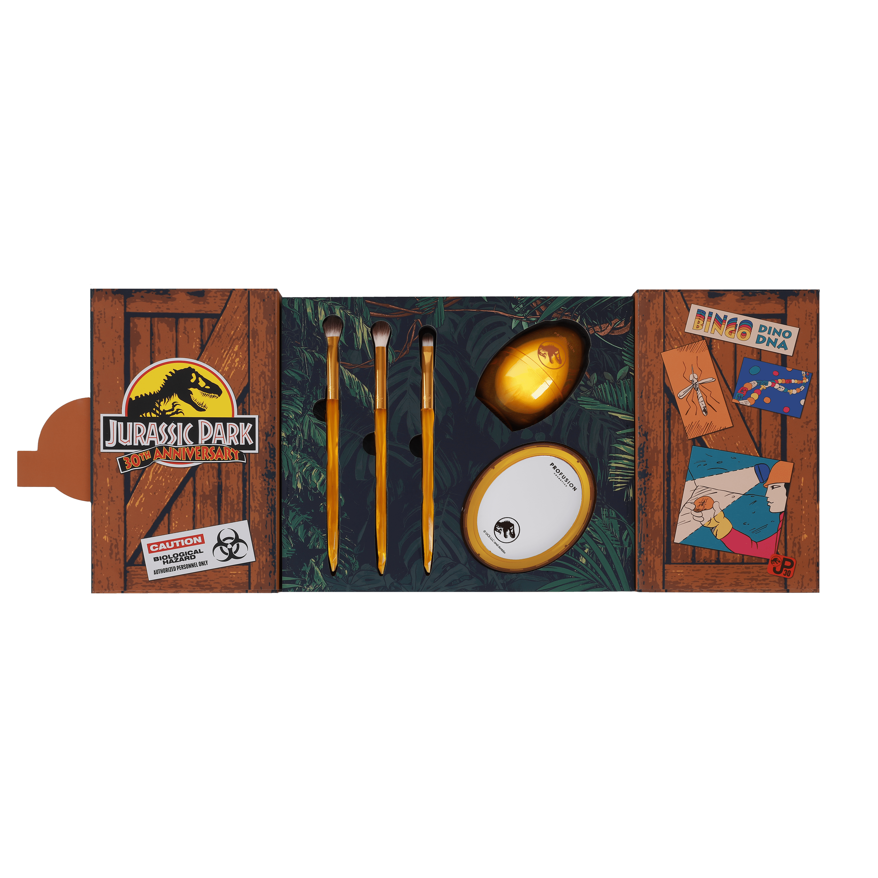 Profusion Cosmetics Dinosaur 30 Blending Sponge, Eyeshadow Brushes ...