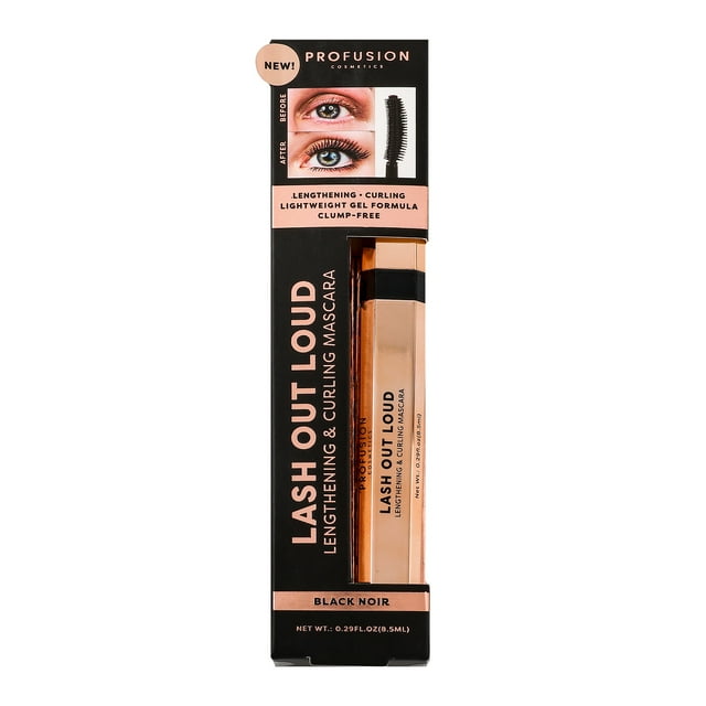 Profusion Cosmetics Lash Out Loud Lengthening and Curling Mascara ...