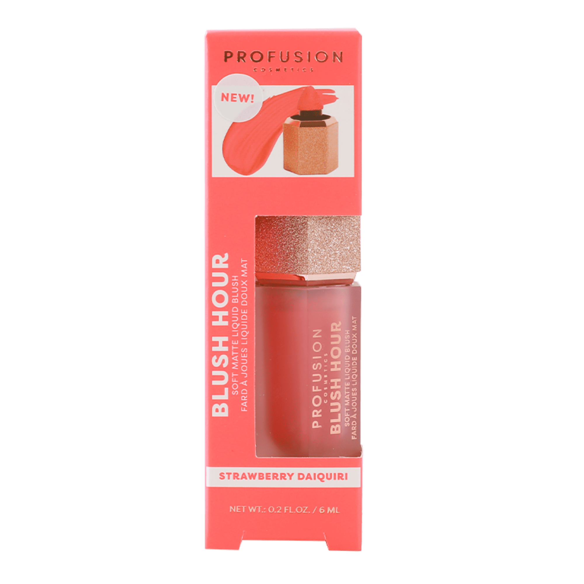 Profusion Cosmetics Liquid Blush Hour, Cream to Soft Matte Finish, Long-Wearing and Richly ...