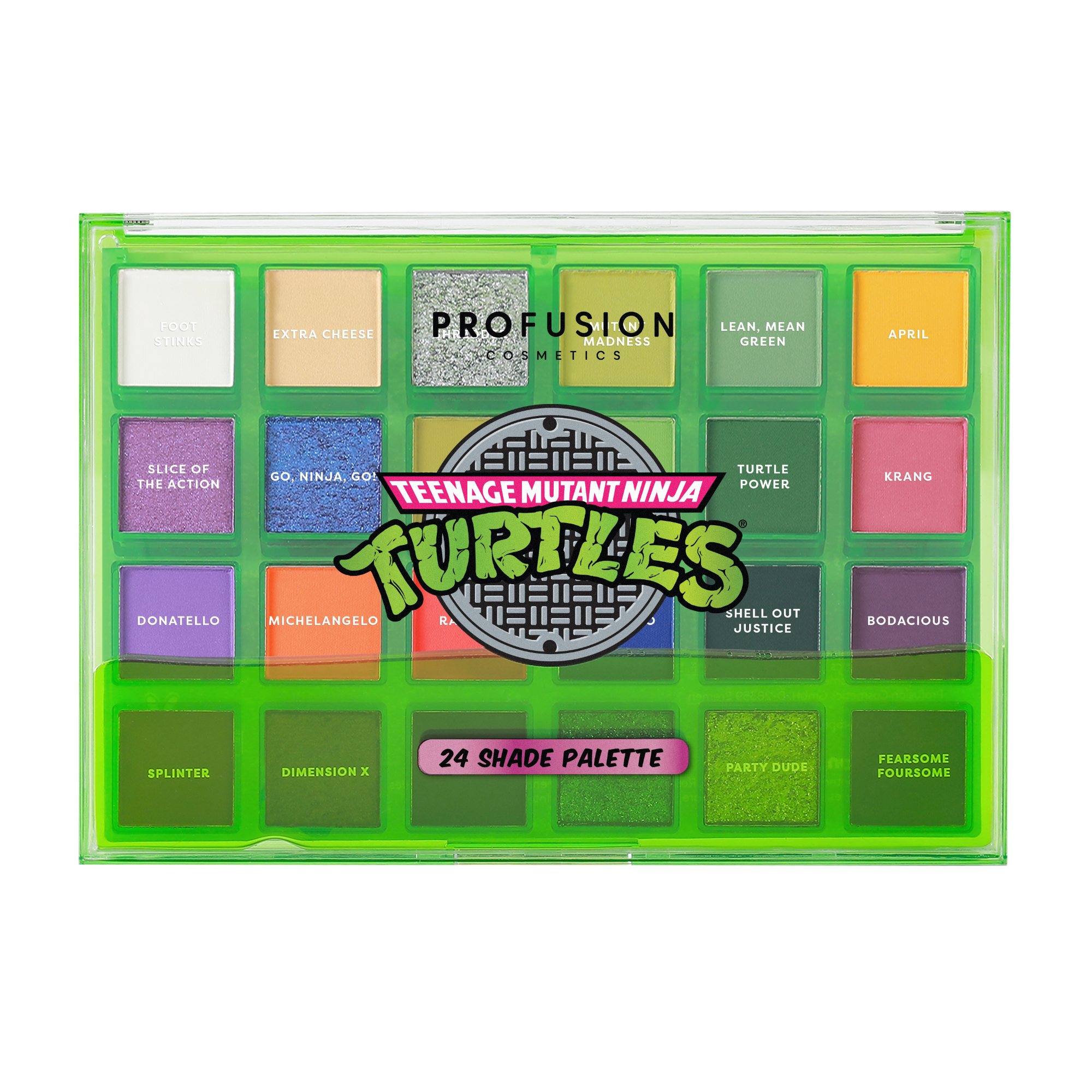 Profusion Cosmetics Teenage Mutant Ninja Turtles 24 Shade Eyeshadow ...