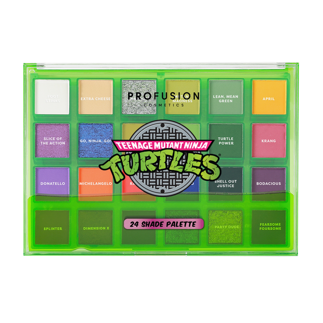 Profusion Cosmetics Teenage Mutant Ninja Turtles 24 Shade Eyeshadow ...