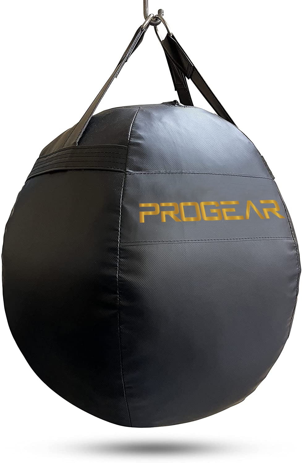 Progear Punching Bag Wrecking Ball Type Filled(ALL BLACK) - Walmart.com