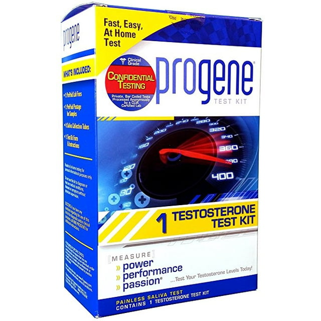 Progene At Home Testosterone Test Kit, Hormone Detection, 1 Ct ...