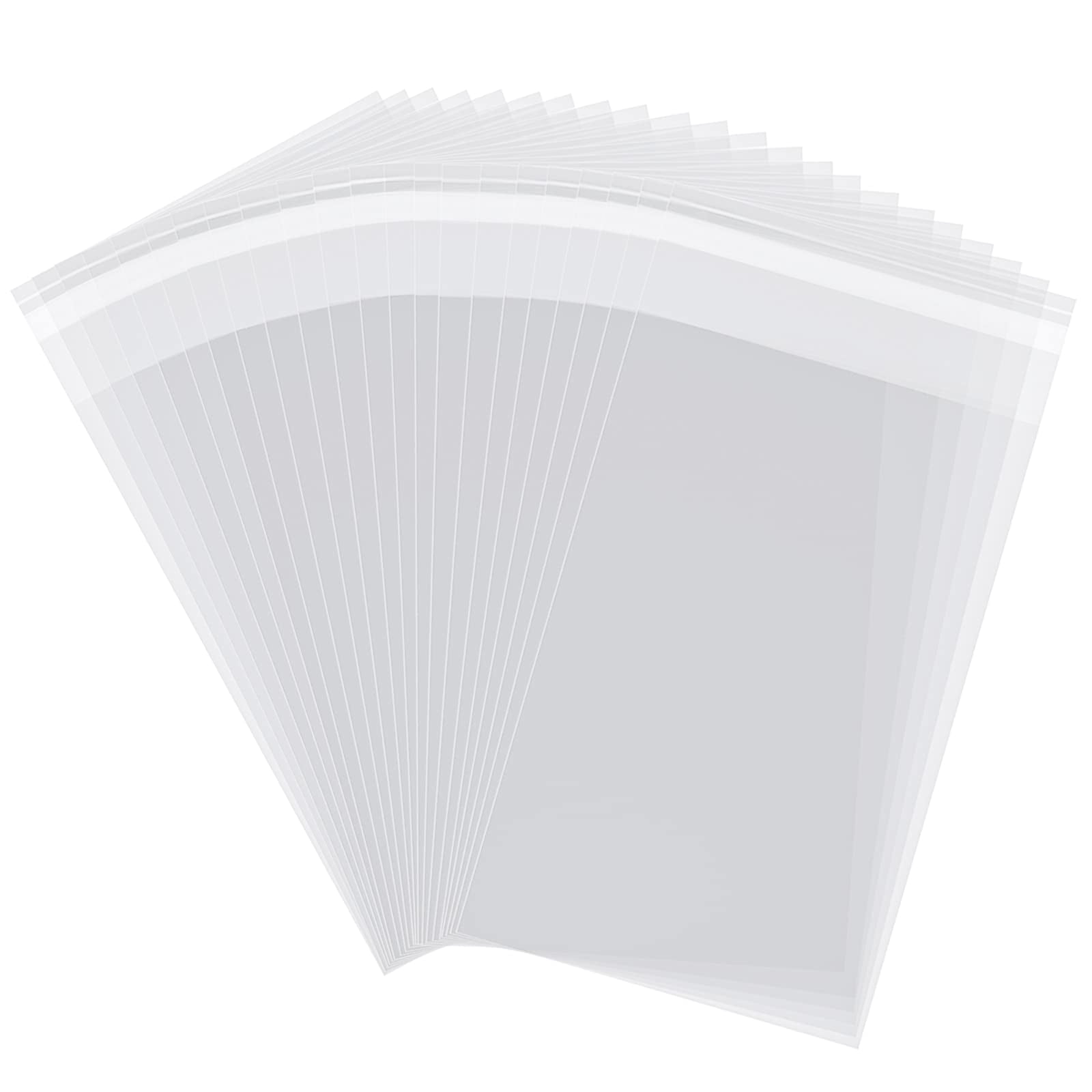 Progo 4 x 6 Inches (100 Bags) Crystal Clear Self Seal Resealable OPP ...