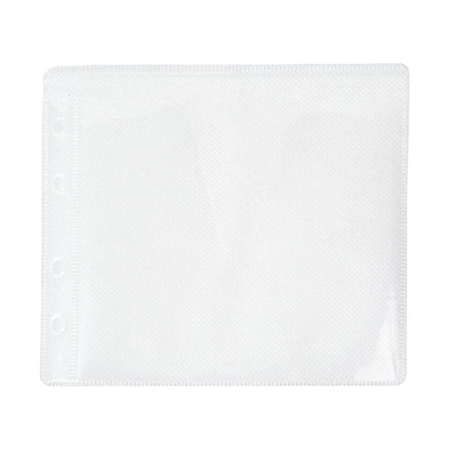 Progo White CD, DVD and Blu-Ray Disc Double-Sided Plastic Sleeves with ...