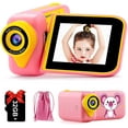 Prograce Kids Camera Rotatable Screen Digital Toy Video Cameras ...