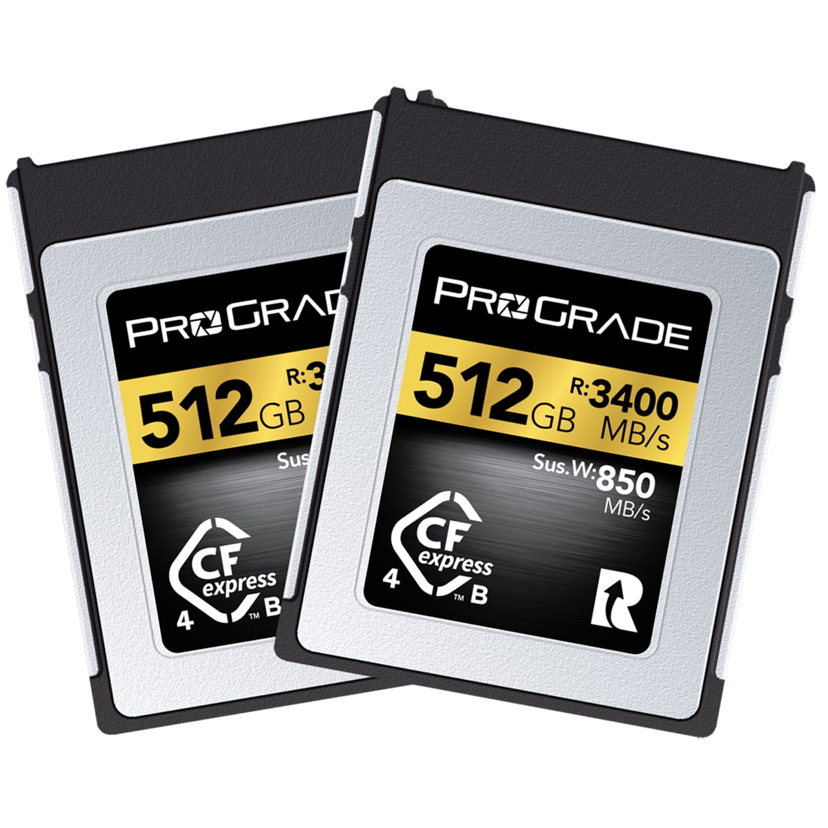 Prograde Digital 512GB CFexpress Type-B 4.0 Flash Memory Card,2 Total ...