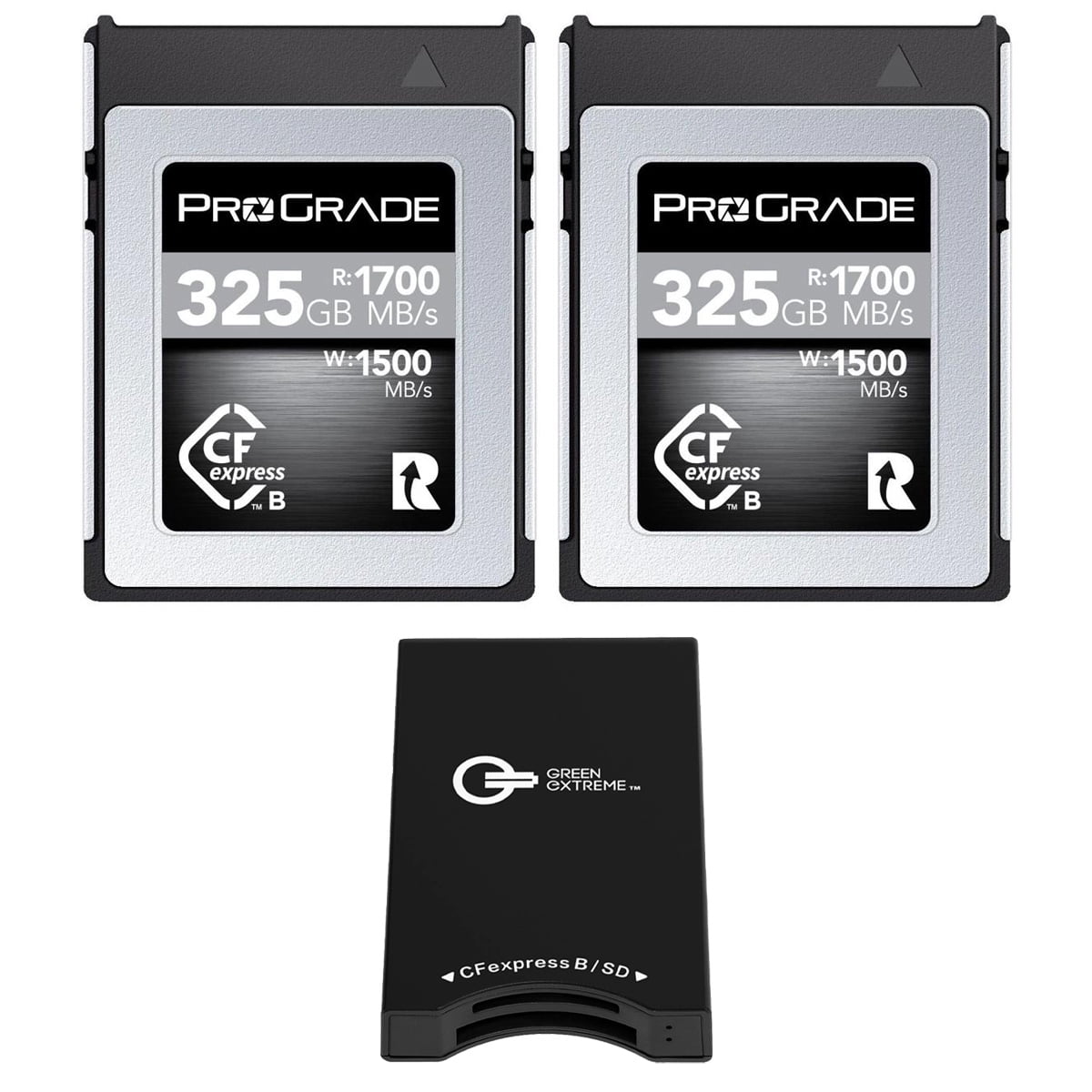 Prograde Digital Cobalt Series 325GB CFexpress Type-B 2.0 Memory Card ...