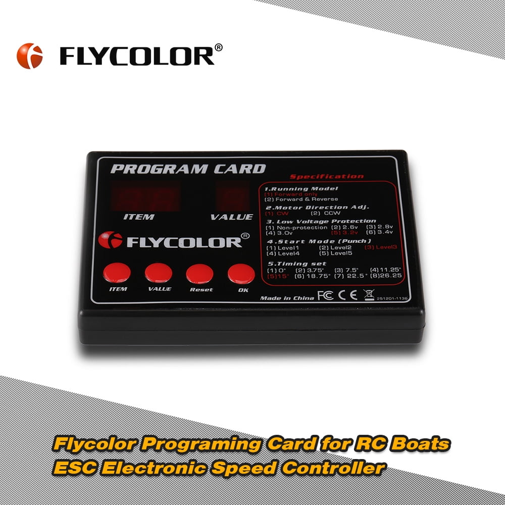 Programing Card, Esc Speed Buzhi Mewmewcat Ntbl Ler - Walmart Business ...