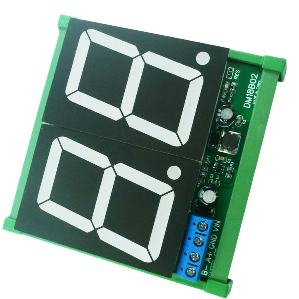 Programmable 1.8 Inch RS485 Modbus Digital LED Module for PLC, DC12V ...