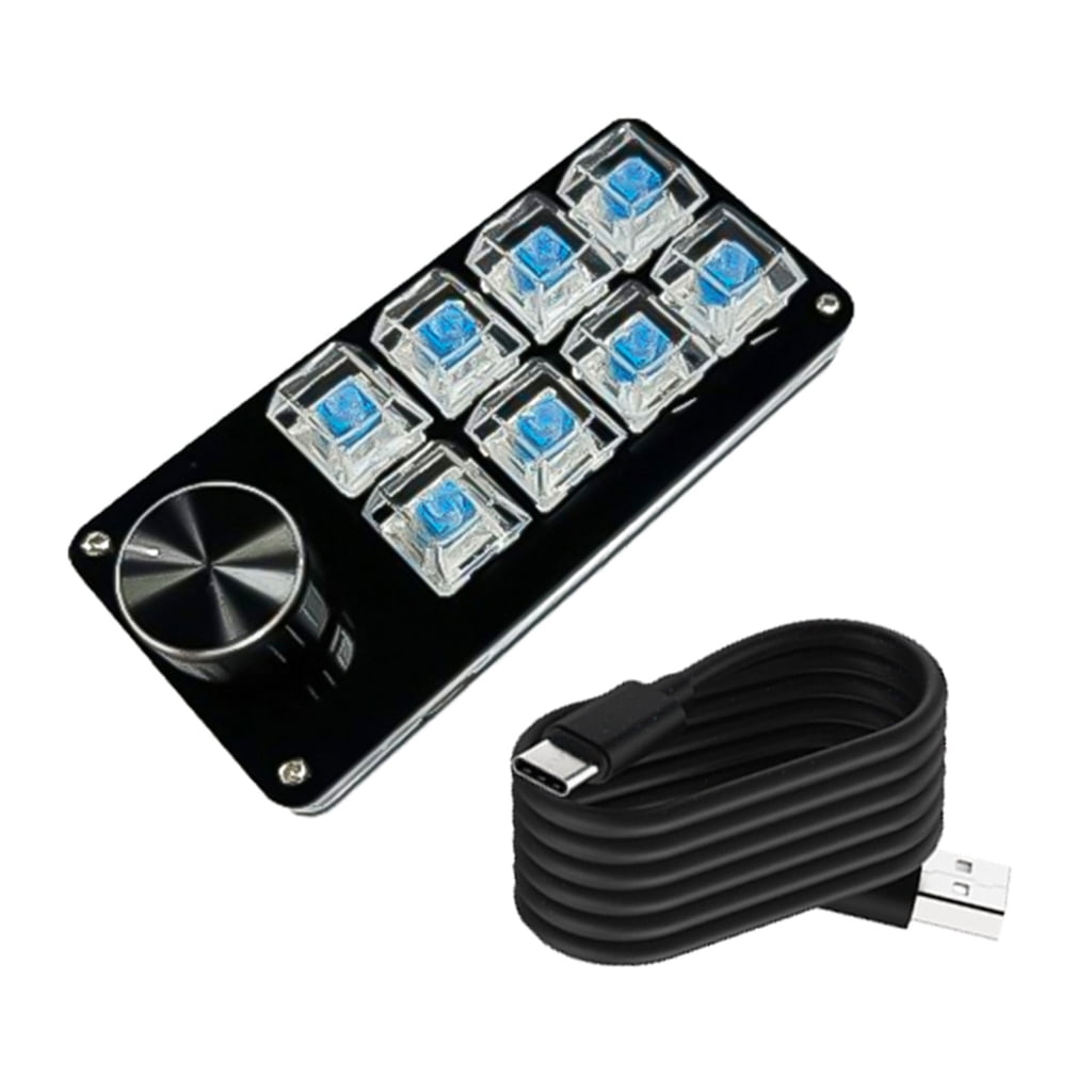Programmable 3/4/6/8key Macro Keypad for Multimedia Control Knob KeyPad ...