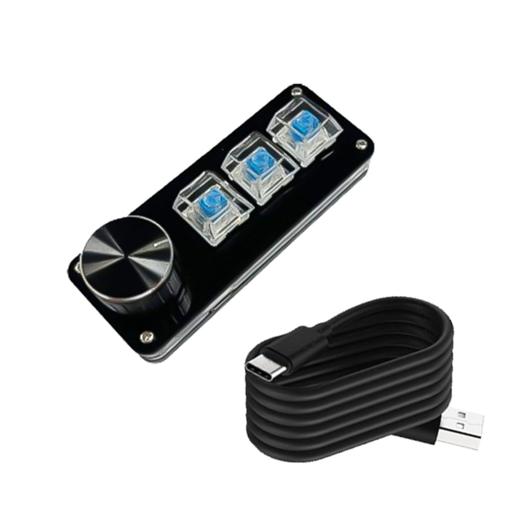 Programmable 3/4/6/8key Macro Keypad for Multimedia Control Knob KeyPad ...