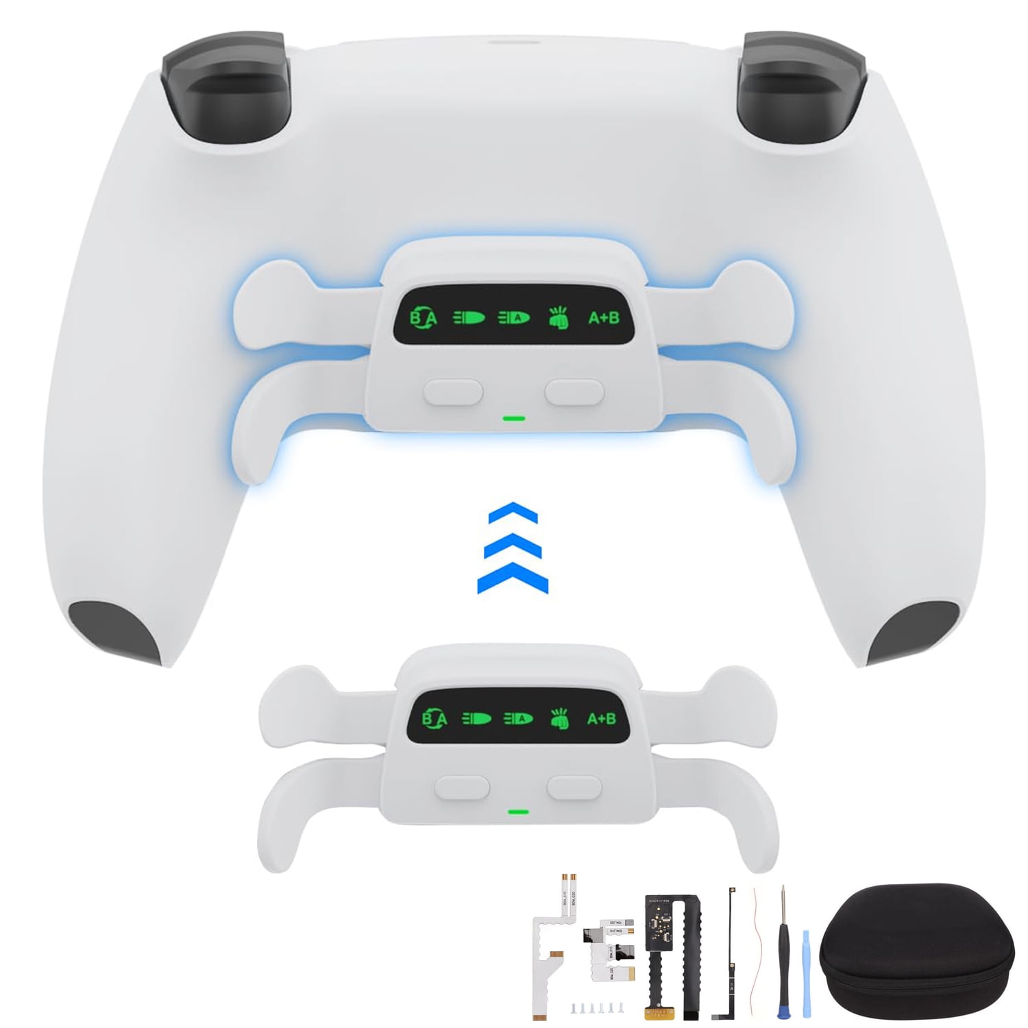 Programmable Back Paddles for PS5 Controller, Remap Kit for PS5 Controller BDM-010 & BDM-020 ...