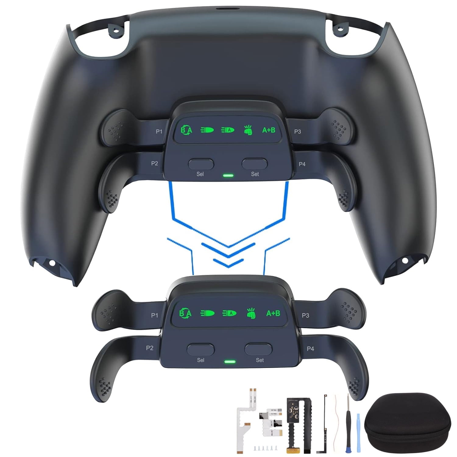Programmable Back Paddles for PS5 Controller, Remap Kit for PS5 Controller BDM-010 & BDM-020 ...