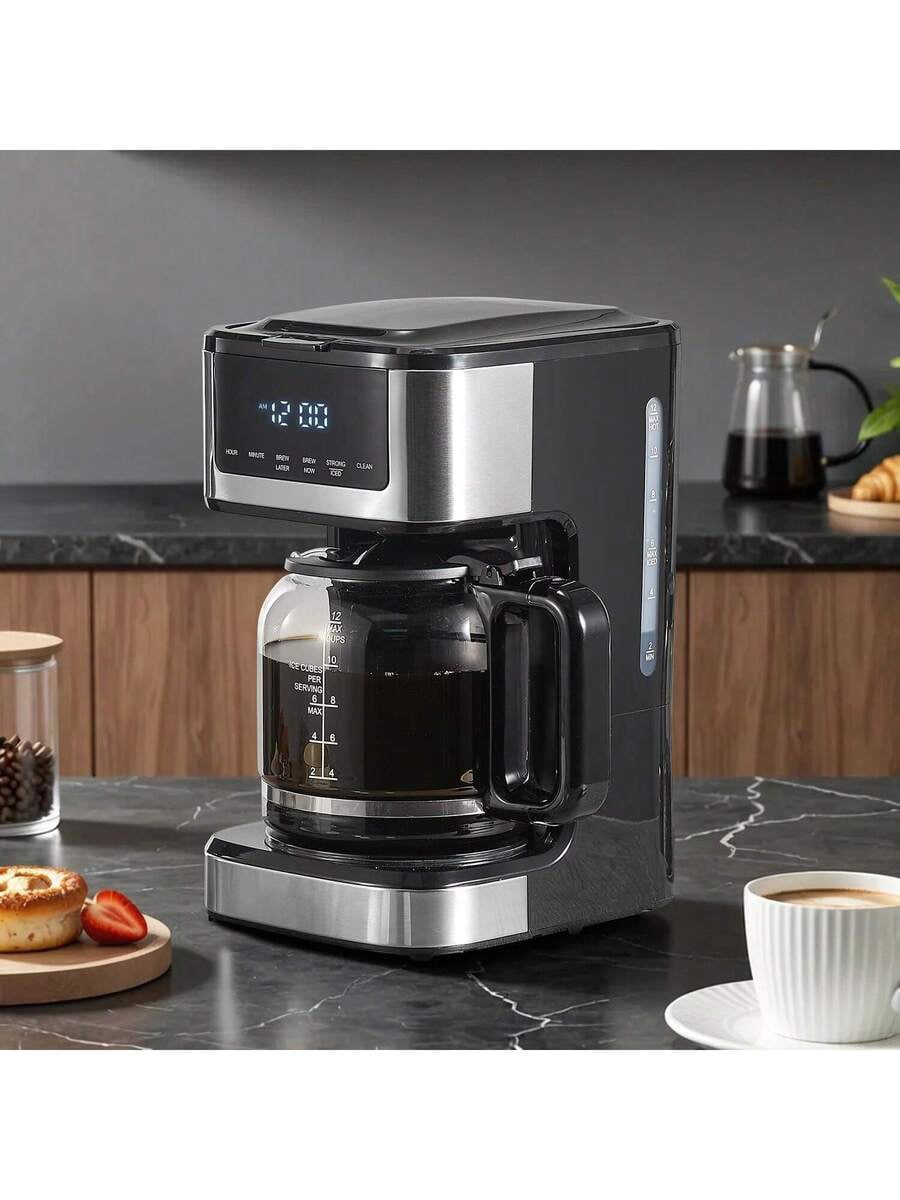 Programmable Coffee Maker, 12 Cup Drip Coffee Machine With Iced Coffee ...