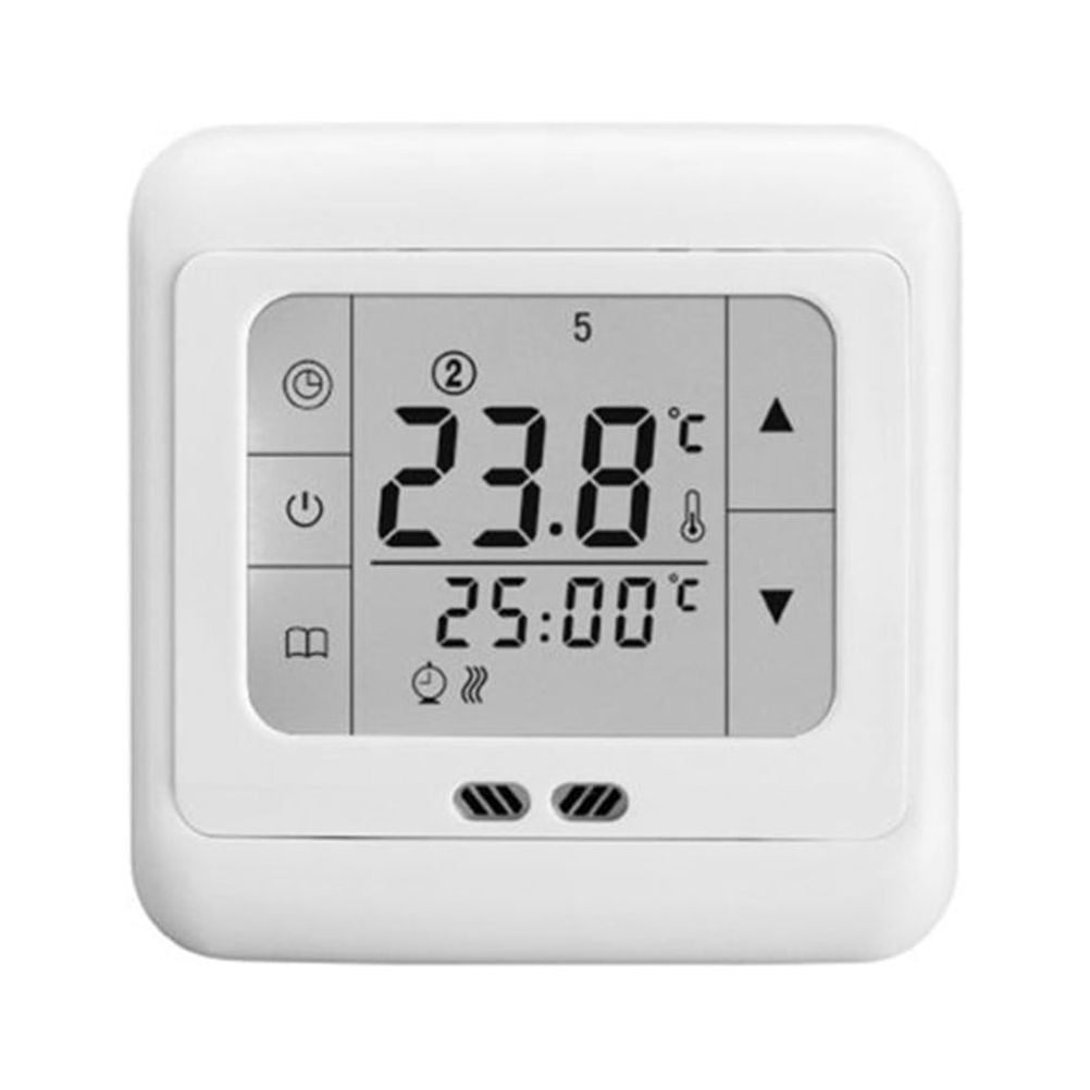 Programmable Digital Thermoregulator Touch Screen Room Heating Thermostat Underfloor Heating for ...