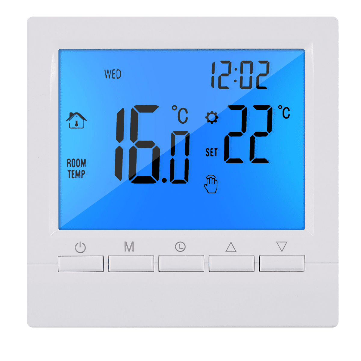 Programmable Digital Thermostat 3A Weekly Room Temperature Controller for Efficient Home Heating ...