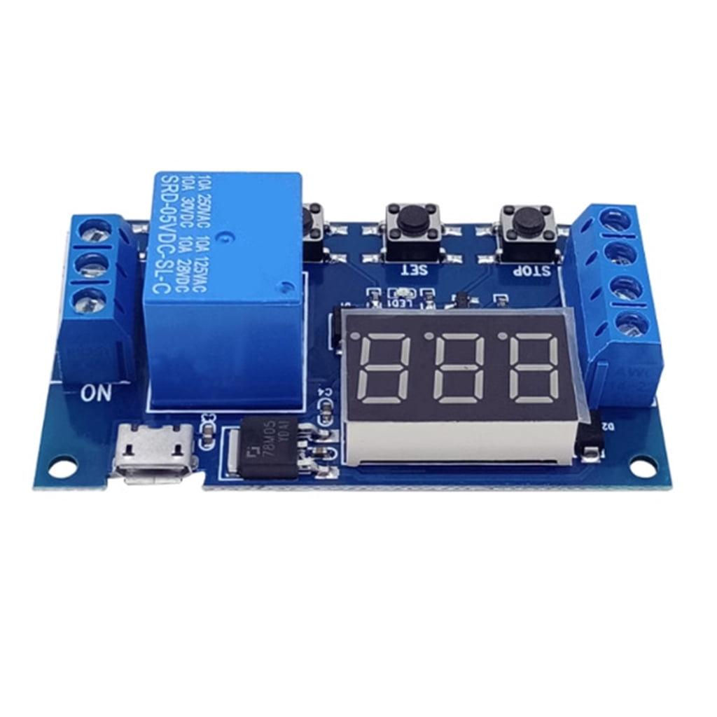 Programmable Digital Time Delay 1 Way Cycle Timer Delay Switching ...