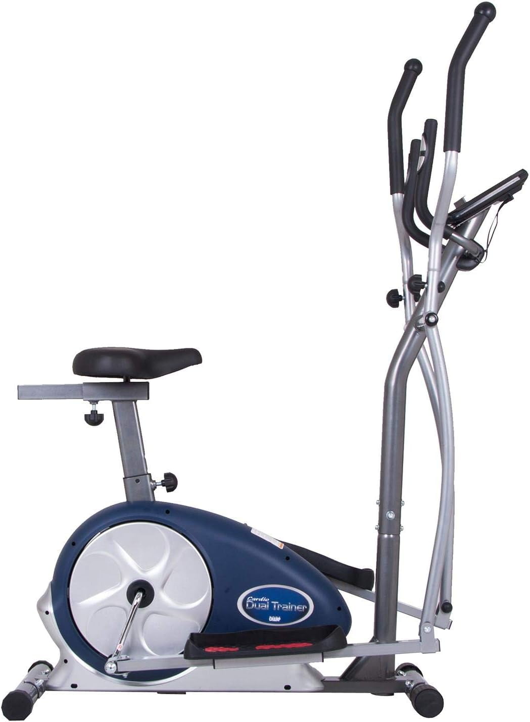 Programmable Dual Trainer Machine Elliptical Trainer Exercise Bike with ...