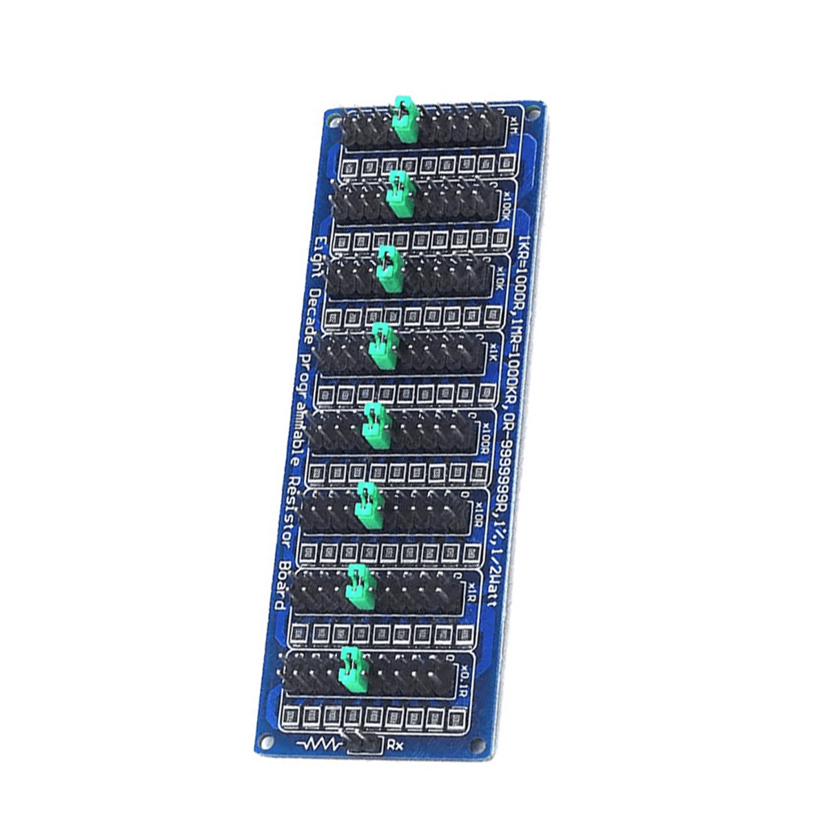 Programmable Eight Decade Resistor Board 0.1R-9.9999999MR(0-10MΩ)Step ...