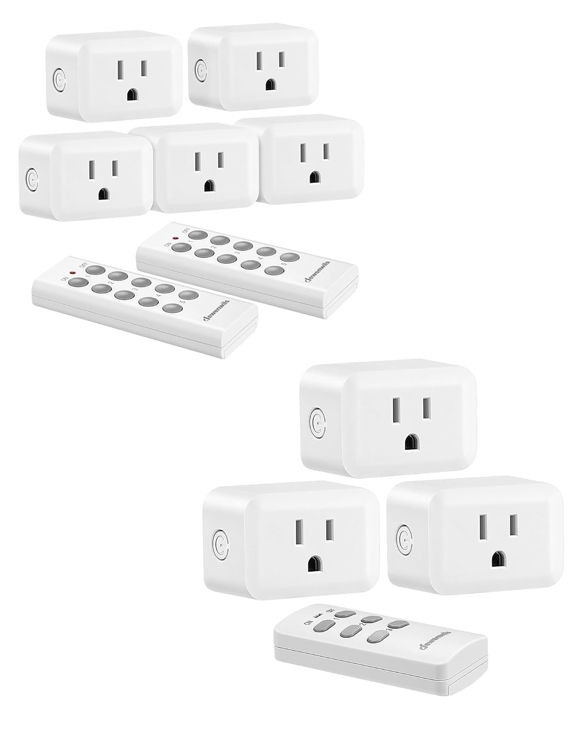 Programmable and Expandable Wireless Remote Control Outlet, Electrical ...