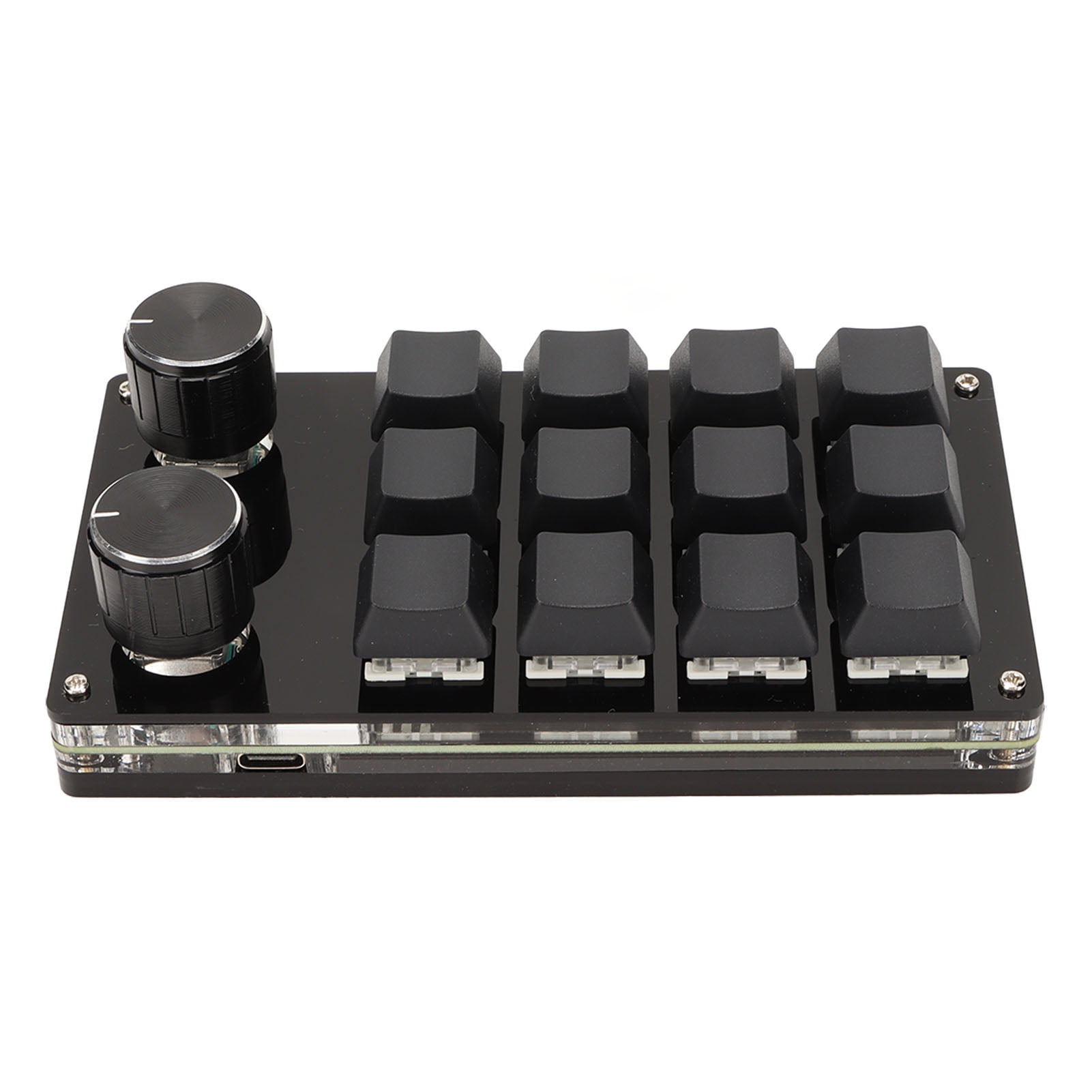 Programmable Keypad, 12 Keys Blue Switch RGB Backlit Mini Keypad Plug ...