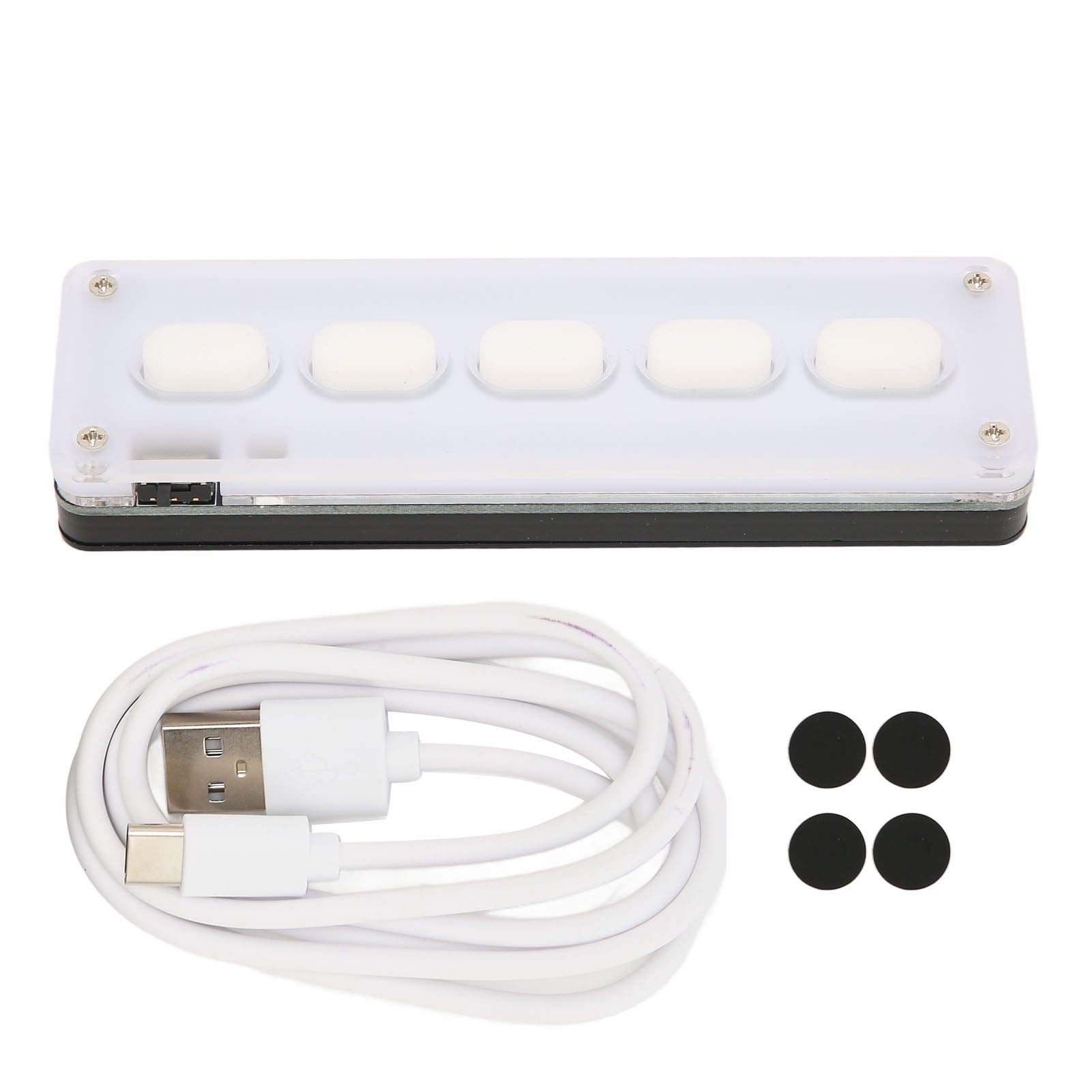 Programmable Keypad 5 Keys Wired USB Wireless Bluetooth Dual Mode Mini ...