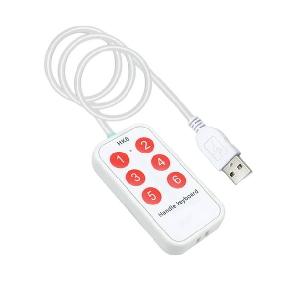 Programmable Keypad Shortcut Macro Keypad 6 Function Setting Keyboard ...