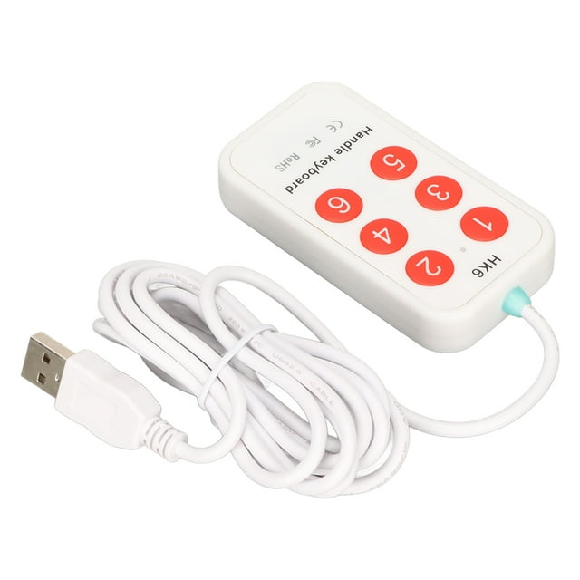 Programmable Keypad Small Usb 6 Keys Programming Customization Handheld Switch Controller For