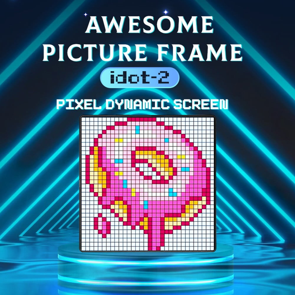Programmable Pixel Art LED Display: Digital Frame for Home Decor ...